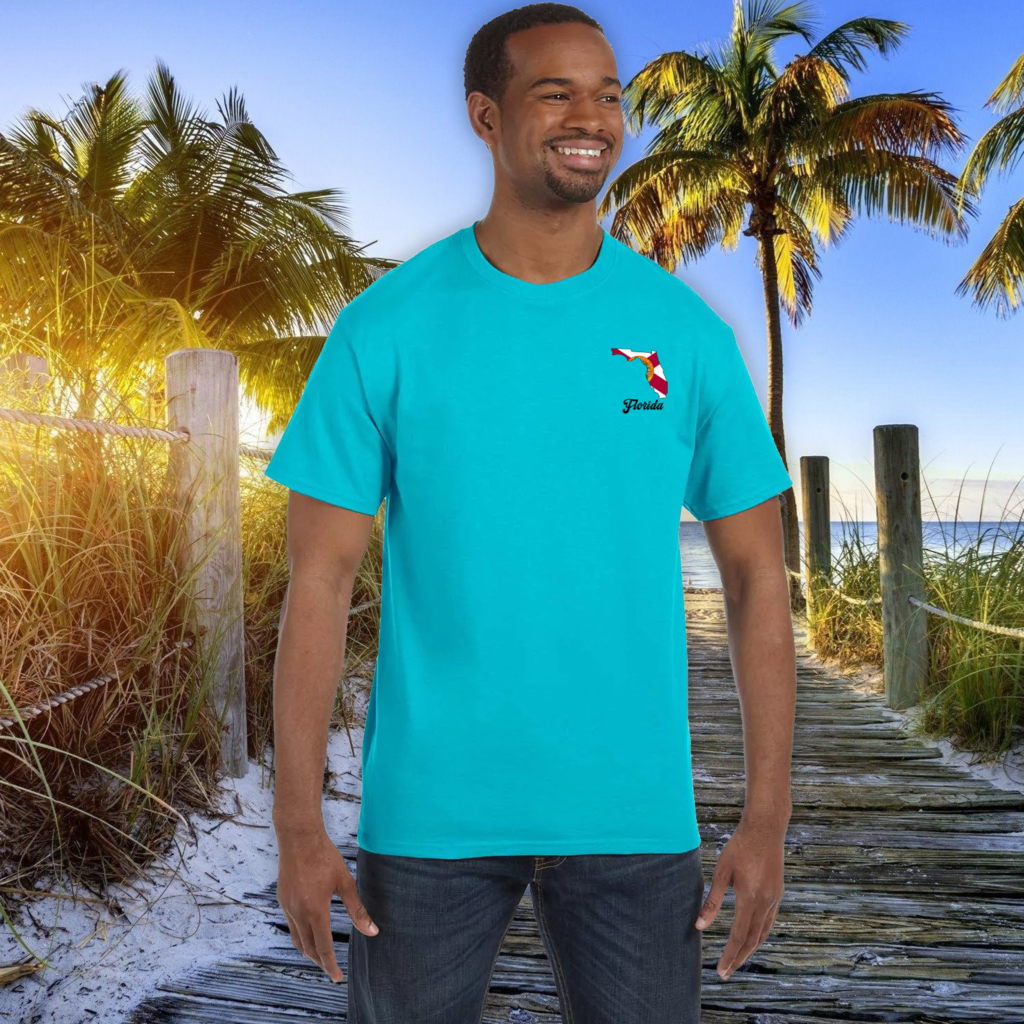 Florida Aesthetic: A Sunshine State of Mind T-Shirt - Kestra Designs