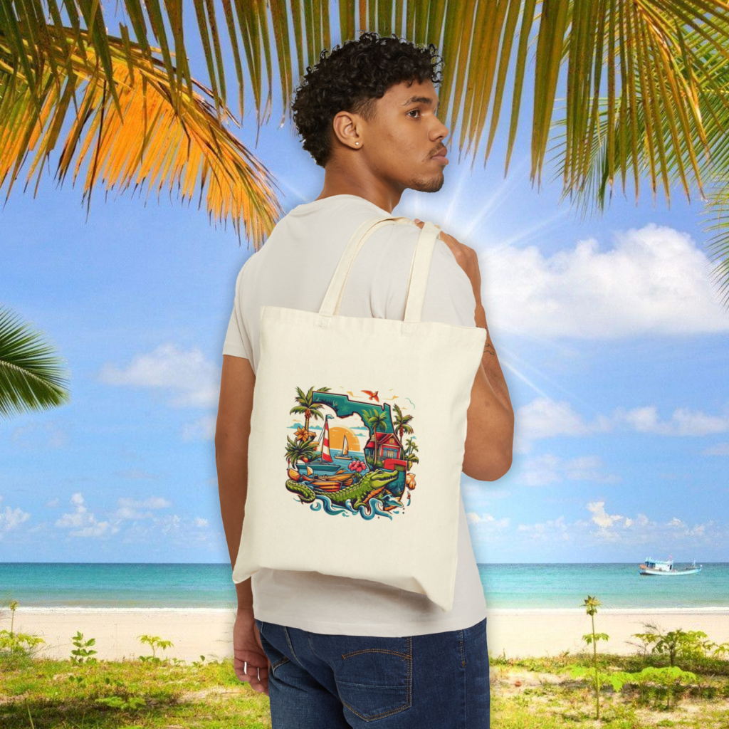 Florida Aesthetic Tote Bag: A Beachy Getaway in Every Carry - Kestra ...