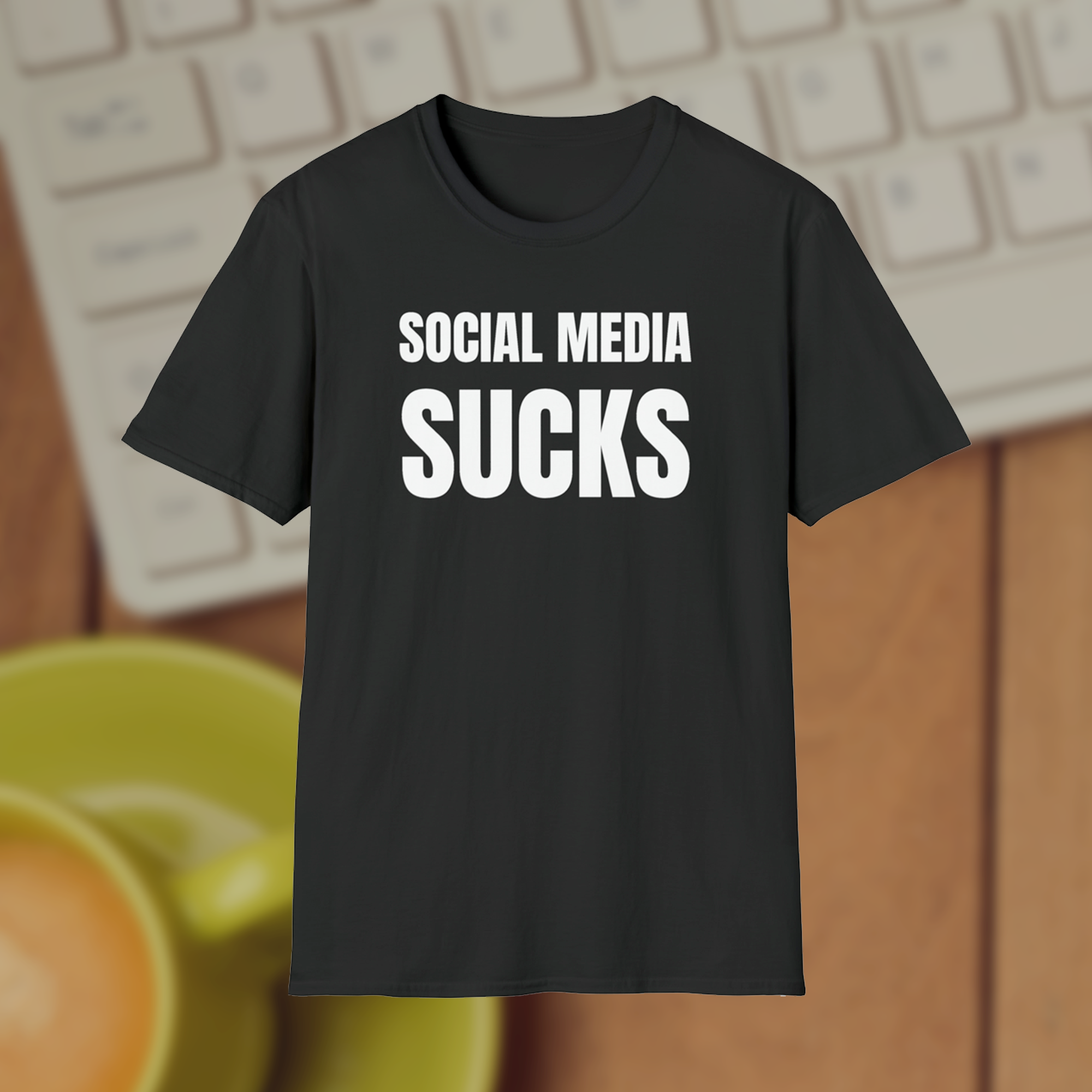 Social Media Sucks T-Shirt - Kestra Designs